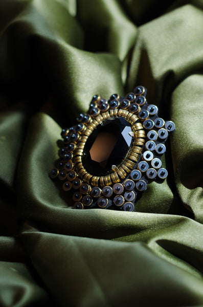 Gold Metalwork Brooch – ZAID FAROUKI